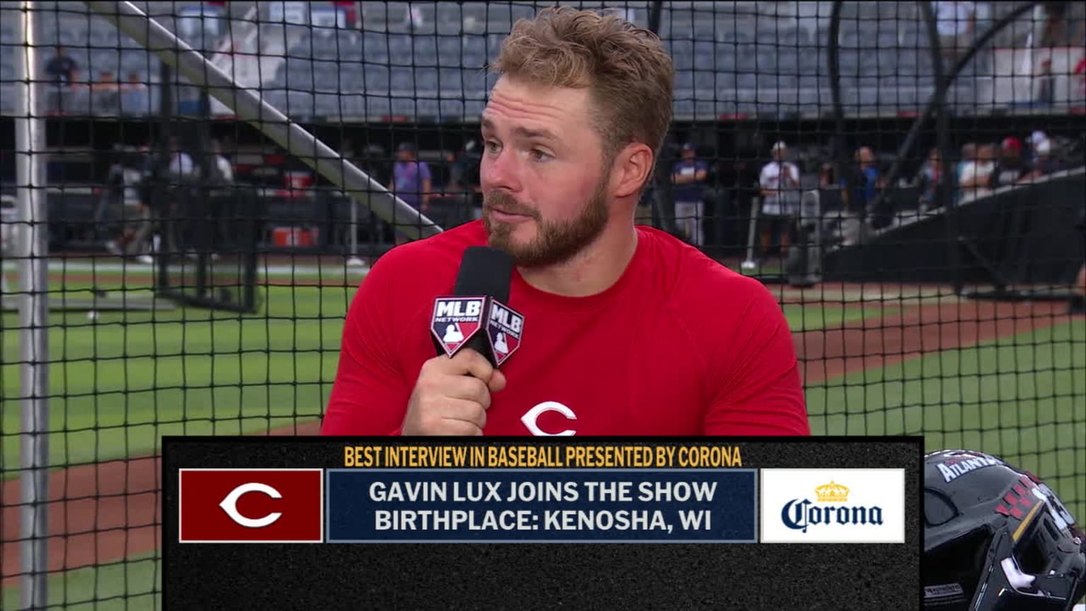 Gavin Lux joins IT from the Speedway Classic | 08/02/2025 | Cincinnati Reds