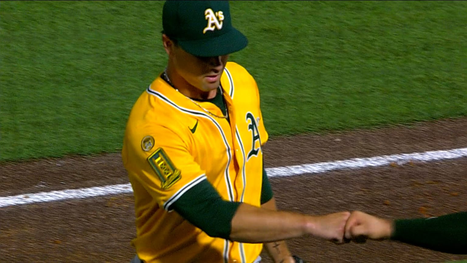 J.T. Ginn strikes out the side in the 5th | 06/30/2025 | Athletics