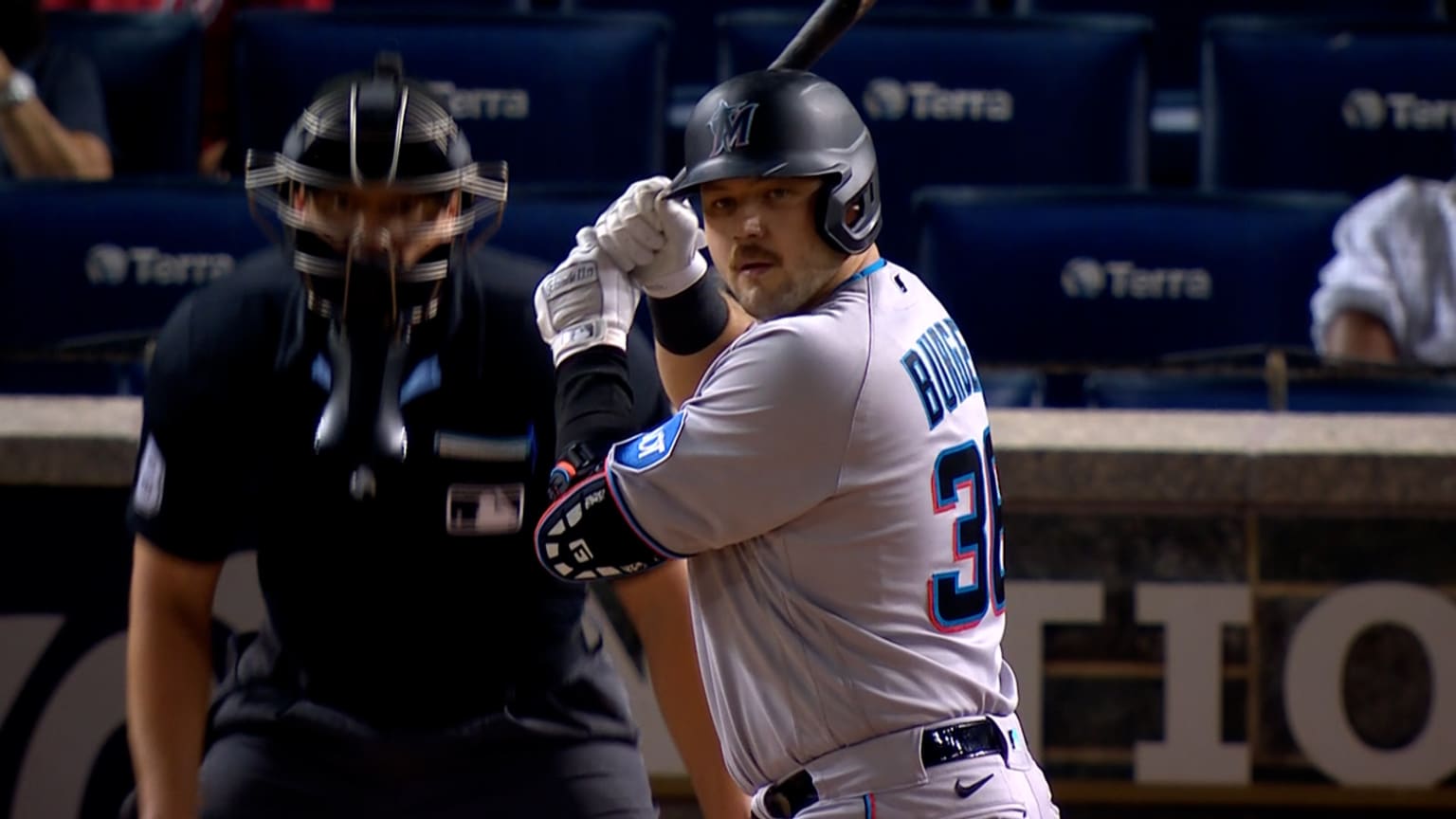 Jake Burger pega un jonrón solitario al izquierdo | 31/08/2023 | Los ...