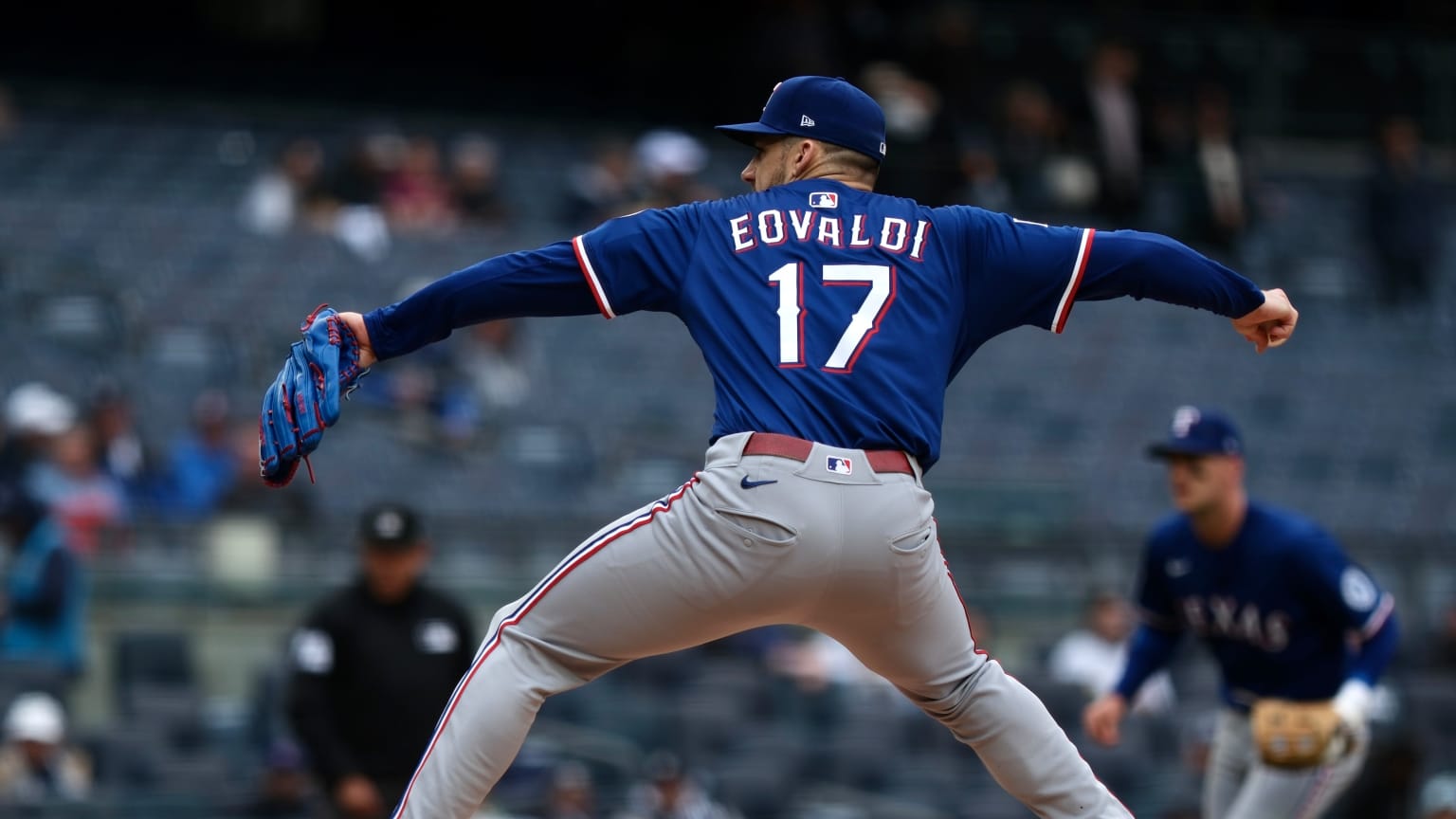 Nathan Eovaldi abanica a Aaron Judge en el 3ro | 22/05/2025 | Los Rangers de Texas