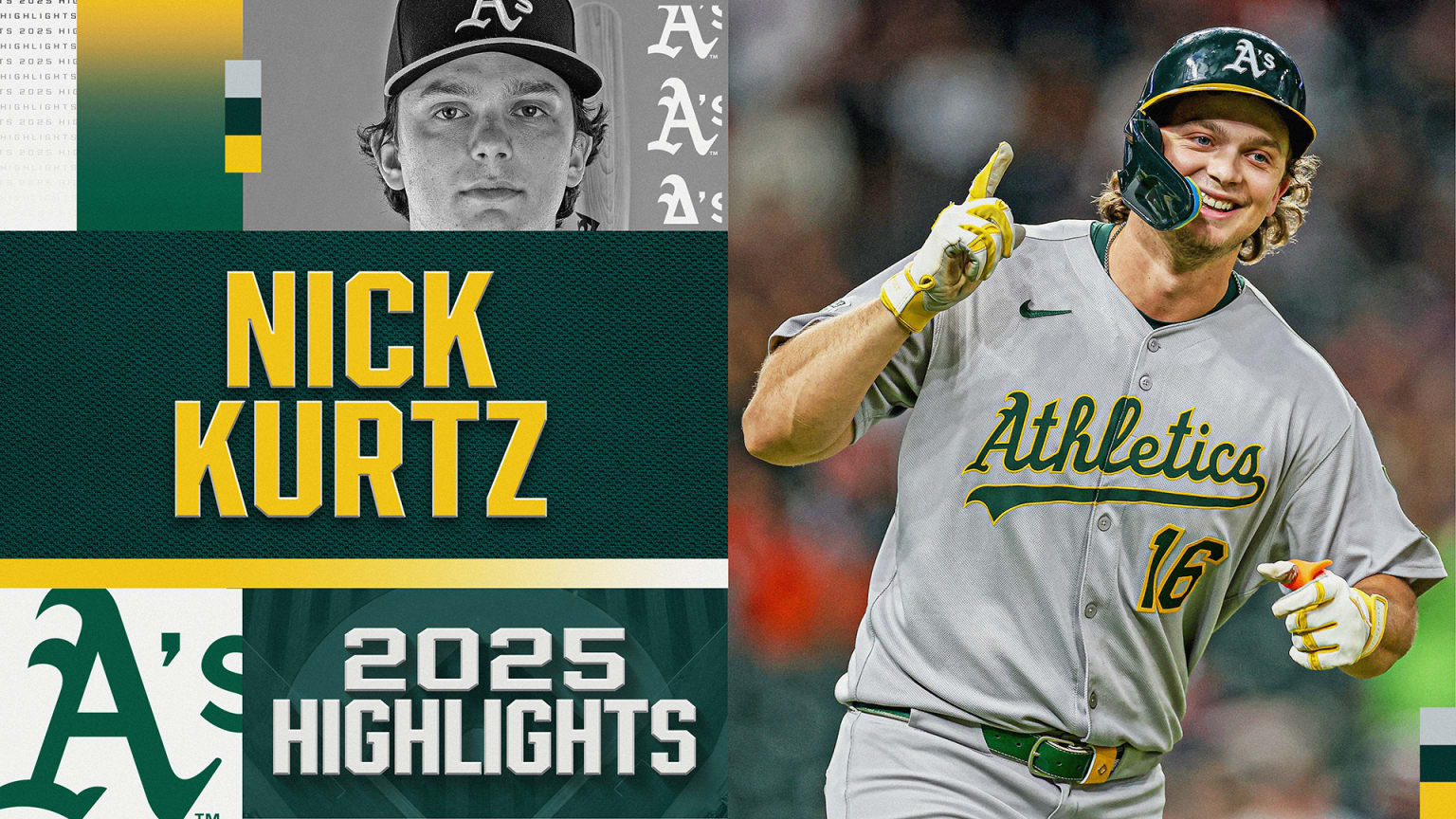 Nick Kurtz's best moments of 2025 | 11/03/2025 | Athletics