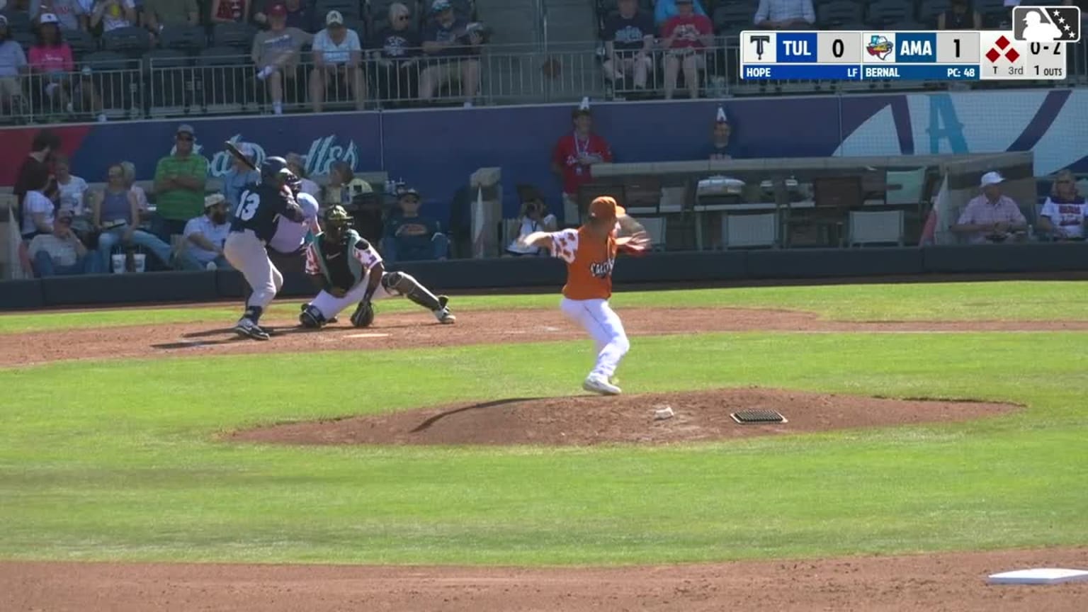Zyhir Hope's two-run double | 06/07/2026 | Los Angeles Dodgers