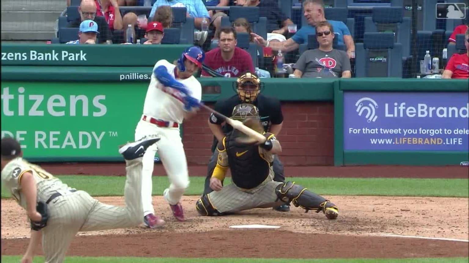 Bryson Stott smokes a solo home run in the 5th inning | 07/16/2023 ...
