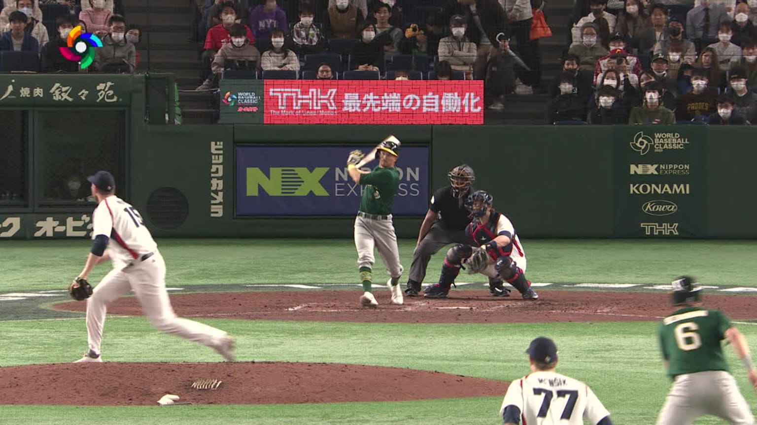 Logan Wade gives Australia lead with two-run double | 03/12/2023 | MLB.com