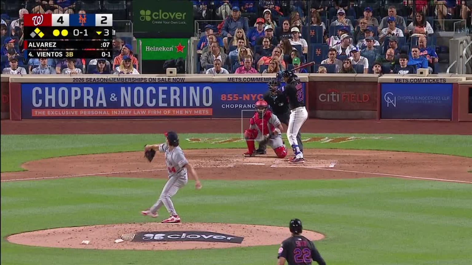 Andrew Alvarez gets Mark Vientos to ground out | 09/19/2025 ...