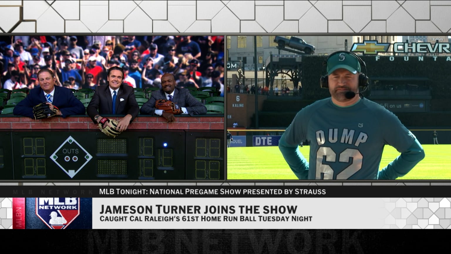 Jameson Turner on catching Cal Raleigh's 61st homer | 10/08/2025 | MLB.com