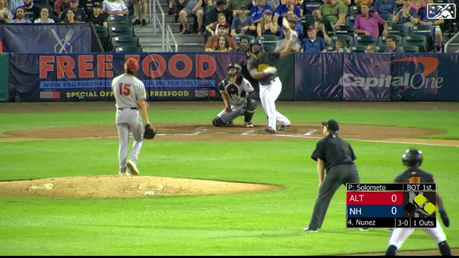 Rainer Nunez hits a three-run homer | 07/16/2023 | Tampa Bay Rays