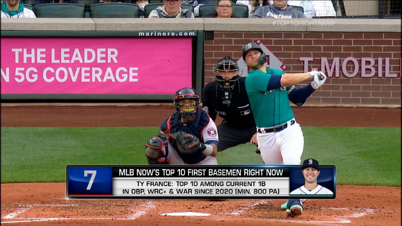 Top 10 First Basemen Right Now: Ty France | 01/19/2023 | Seattle Mariners