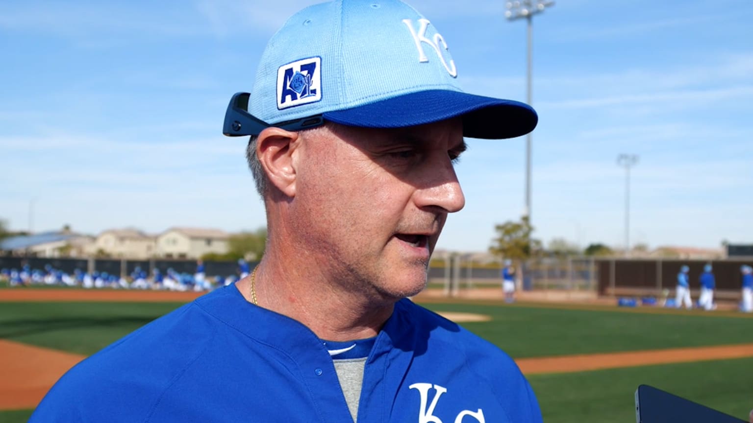 Matt Quatraro on Daniel Lynch, Cavan Biggio | 02/19/2025 | Kansas City ...