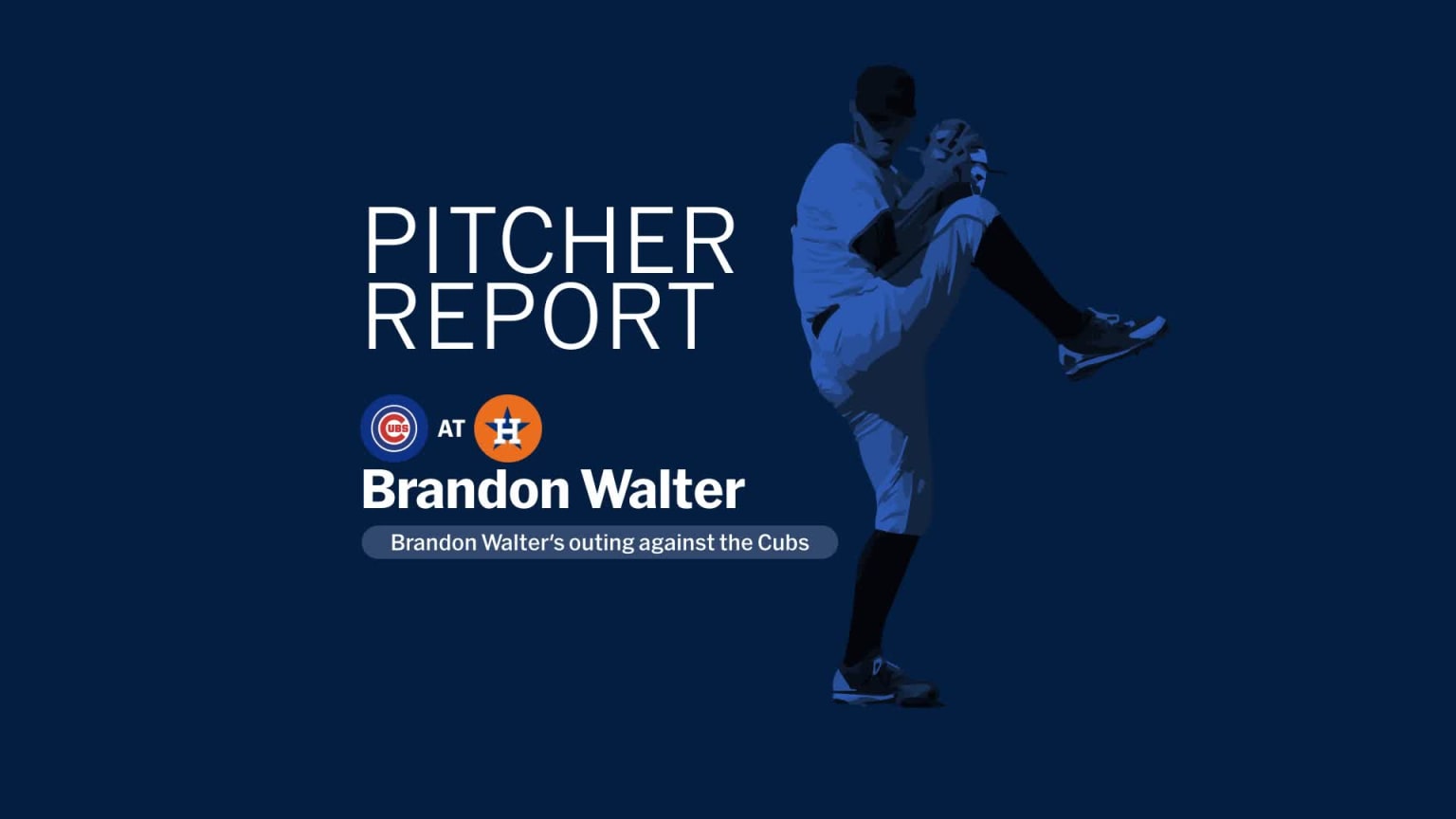 Brandon Walter's outing against the Cubs | 06/27/2025 | Houston Astros