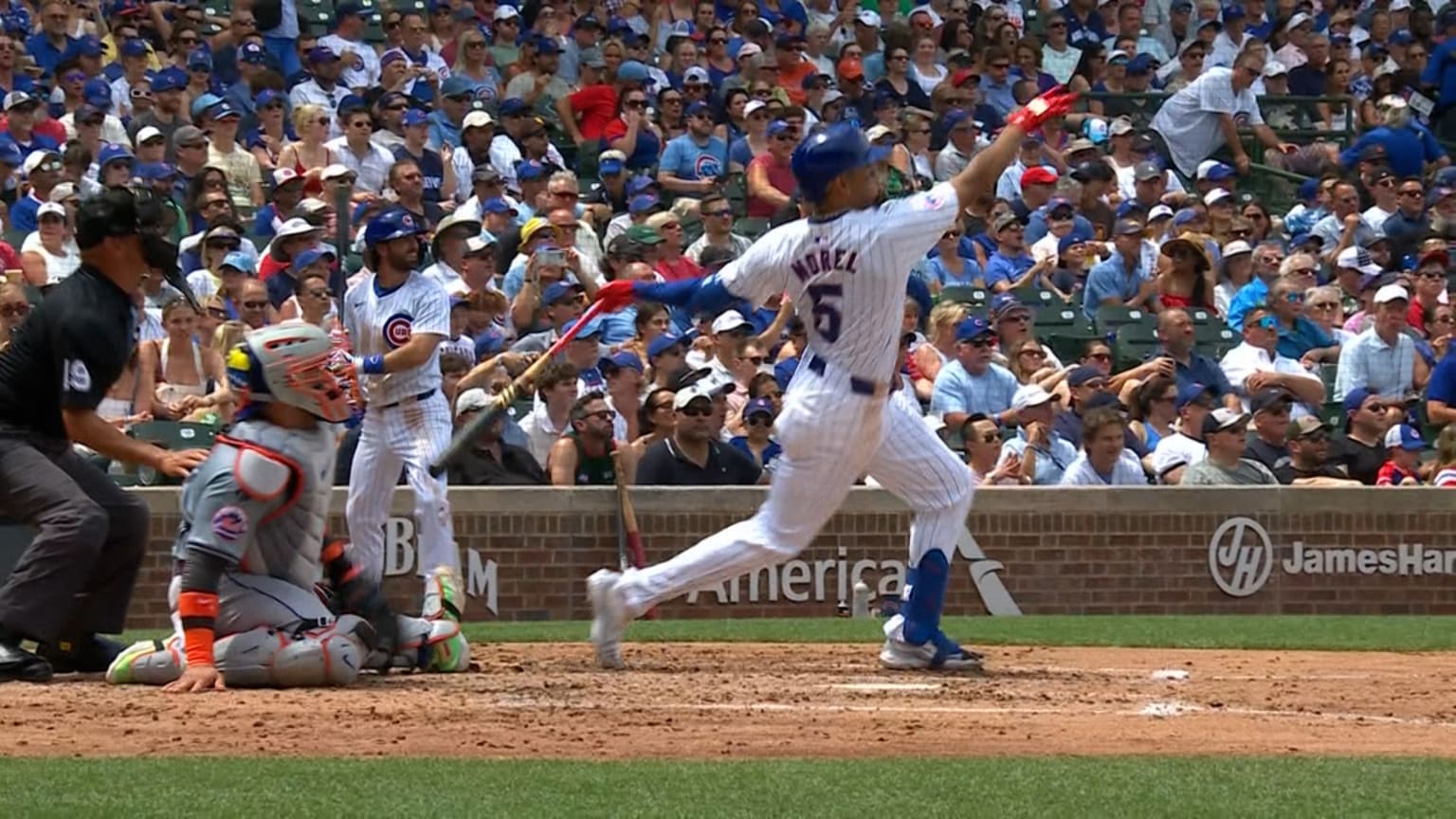 Data Viz: Christopher Morel's solo home run | 06/22/2024 | Chicago Cubs