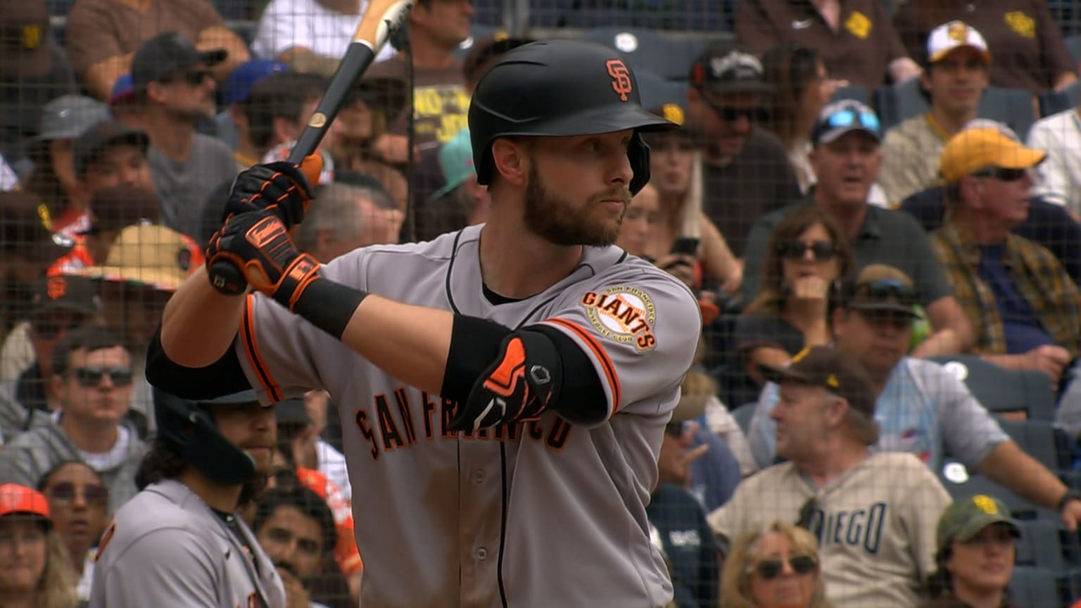 Austin Slater cranks a solo home run to left field | 10/05/2022 | San ...