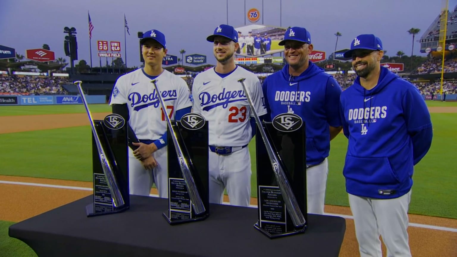 Dodgers presented with 2025 Silver Slugger awards | 03/30/2026 | Los ...