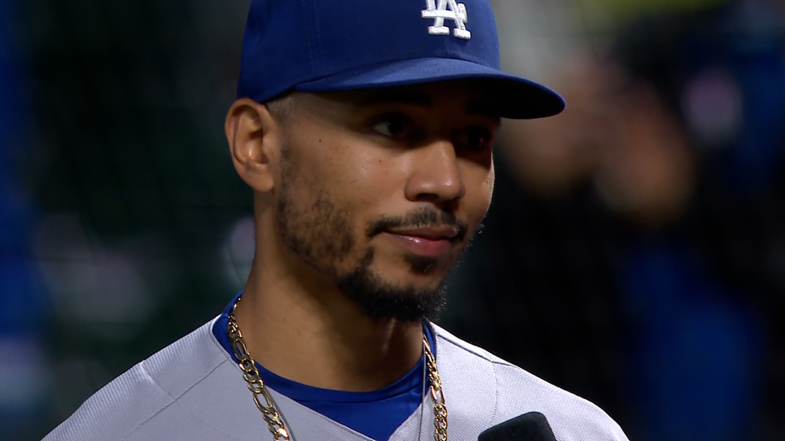 Mookie Betts discusses his clutch go-ahead hit | 09/18/2022 | Los ...