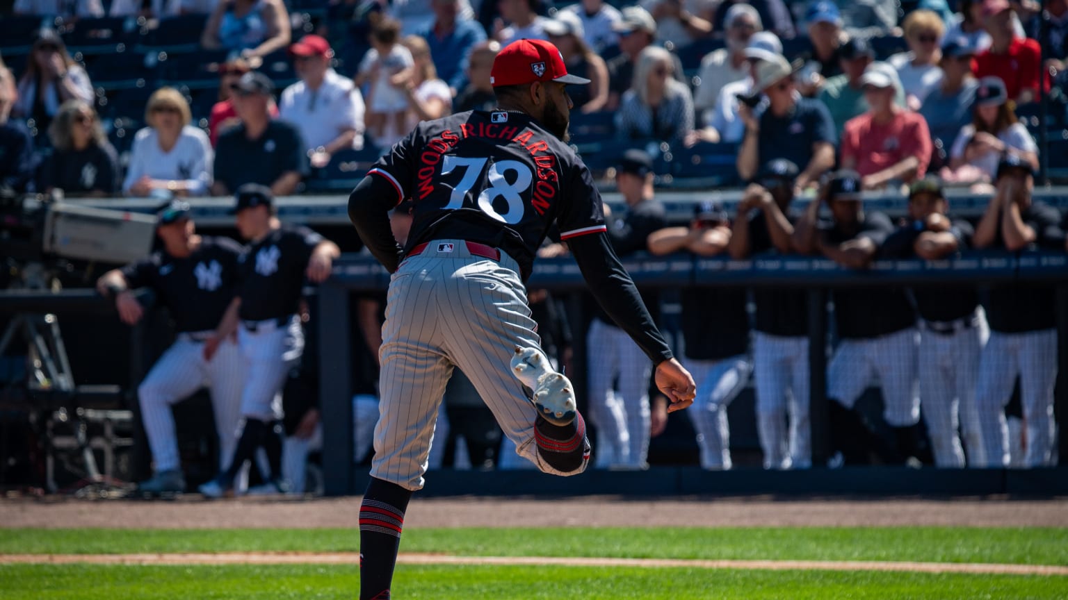 Simeon Woods Richardson gets Juan Soto looking | 02/26/2024 | Minnesota ...