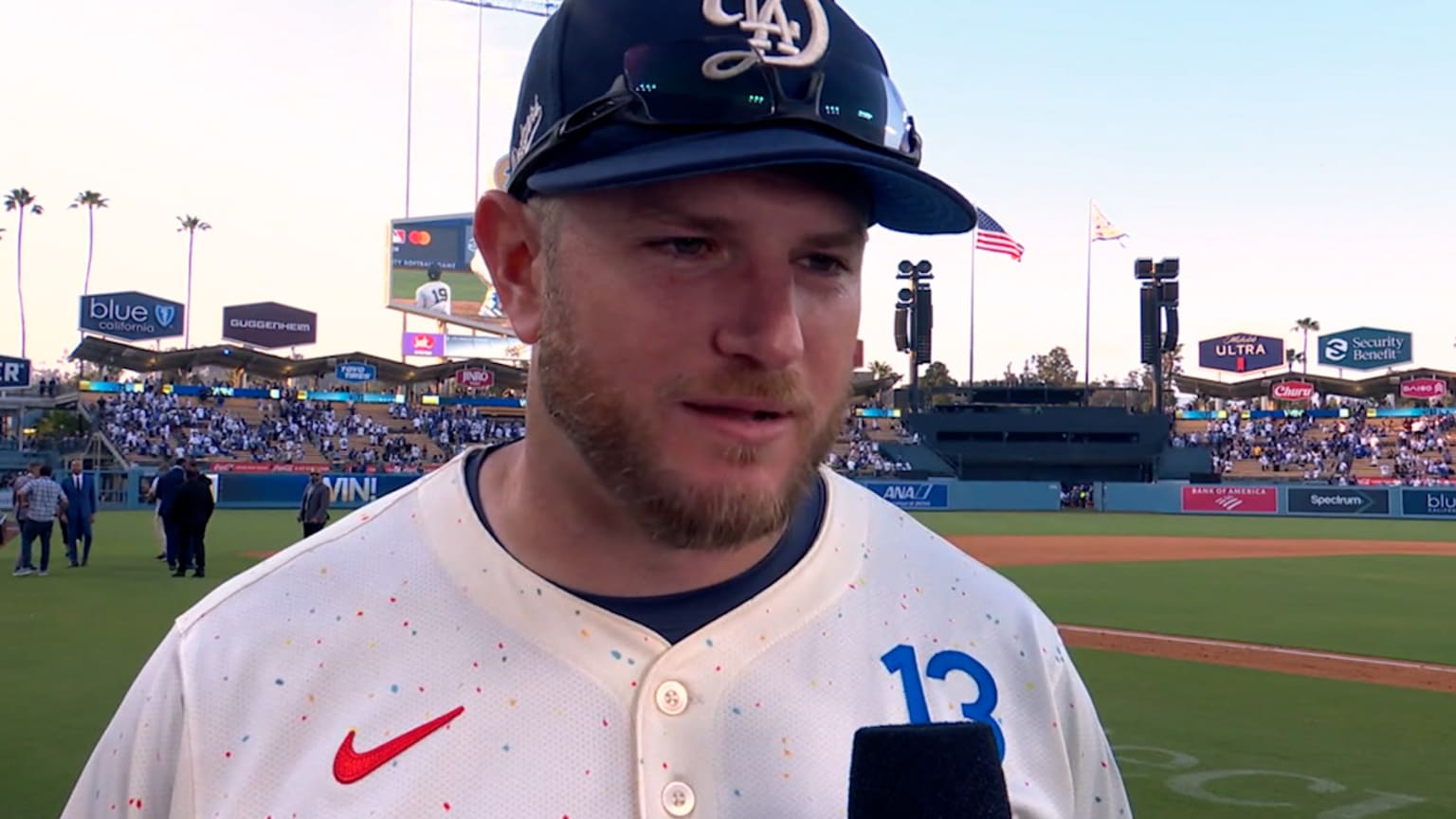 Max Muncy discusses offensive outburst in win | 05/31/2025 | Los ...
