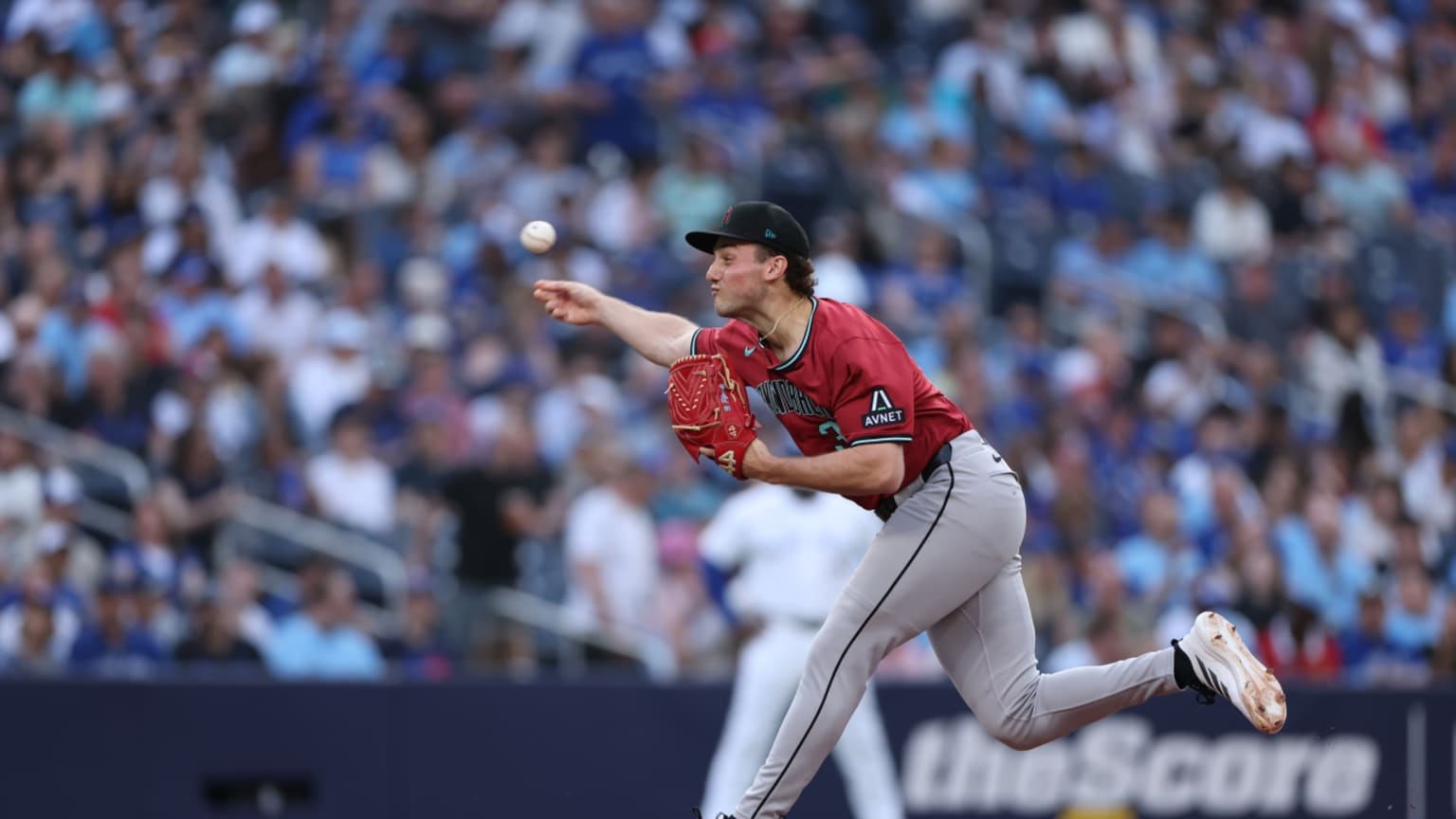 Brandon Pfaadt gets Addison Barger swinging | 06/17/2025 | Arizona ...
