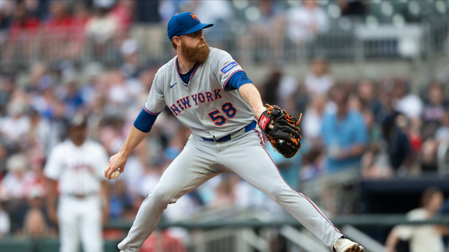 Paul Blackburn strikes out Austin Riley | 06/18/2025 | New York Mets
