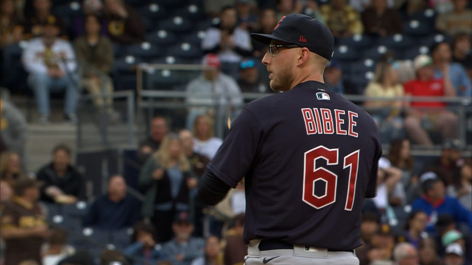 Tanner Bibee poncha a Matt Carpenter tirándole | 13/06/2023 | Los Guardians de Cleveland