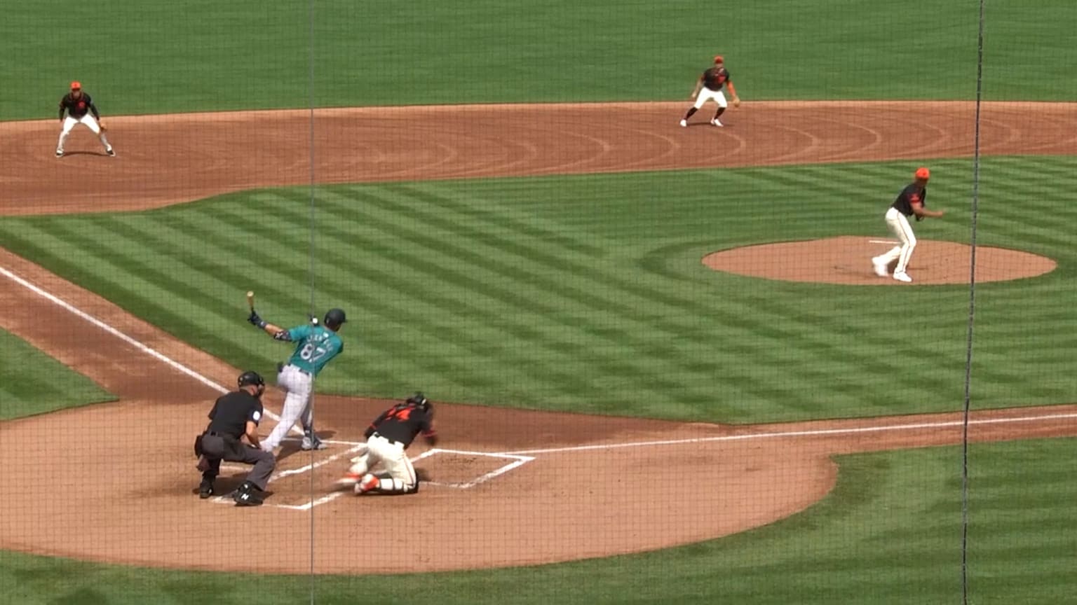 Jordan Hicks fans four Mariners in 1 2/3 innings | 02/27/2024 | San ...