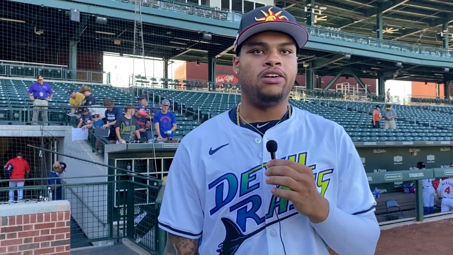 Xavier Isaac on his two-run homer | 10/11/2024 | Tampa Bay Rays