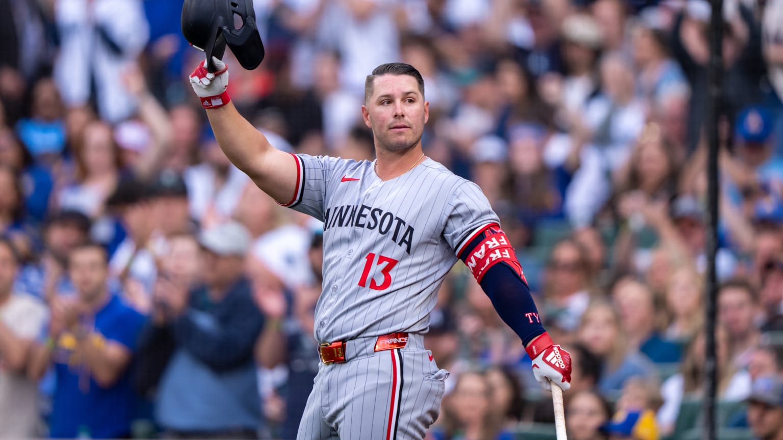 Ty France's warm welcome in return to Seattle | 05/30/2025 | Minnesota ...