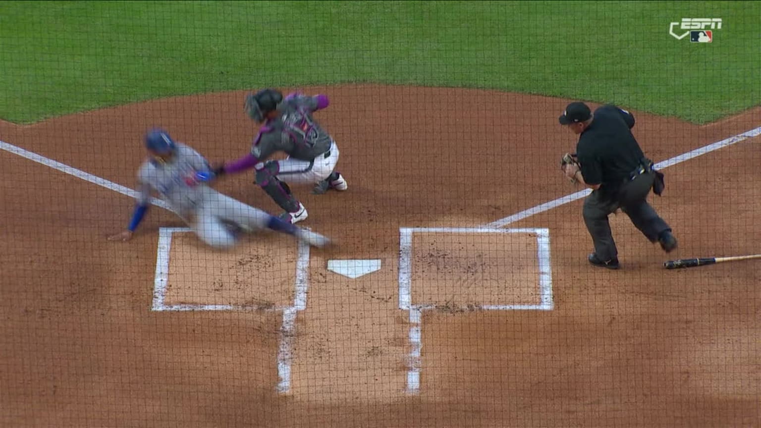 Tyrone Taylor nabs Mookie Betts at plate after review | 05/25/2025 ...