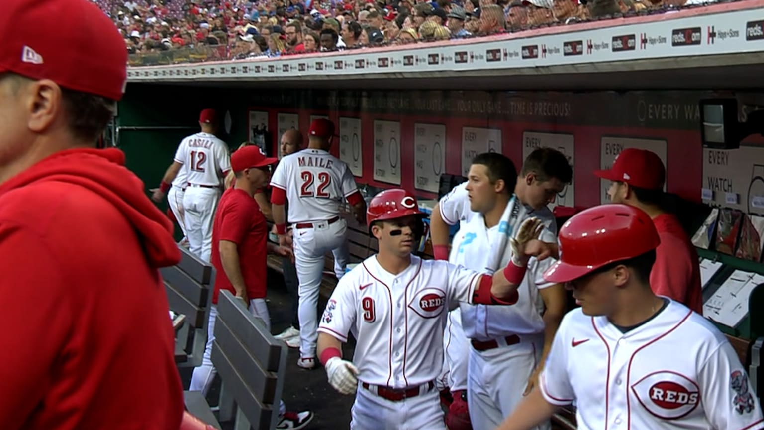 Matt McLain hits an RBI groundout in the 5th | 05/23/2023 | Cincinnati Reds
