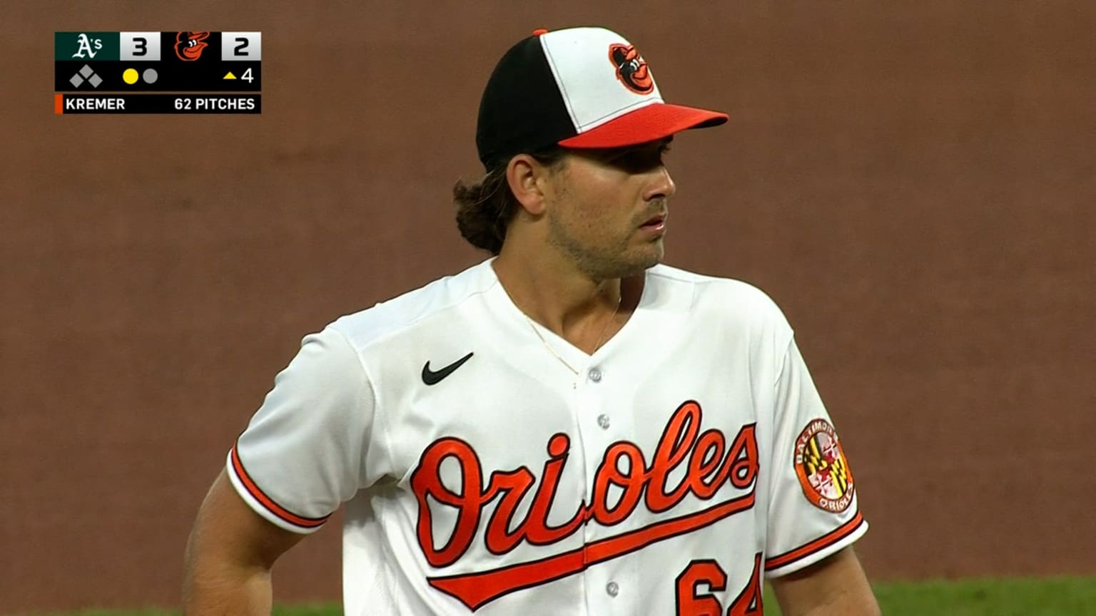 Dean Kremer K's Jace Peterson in the 4th inning | 04/12/2023 ...