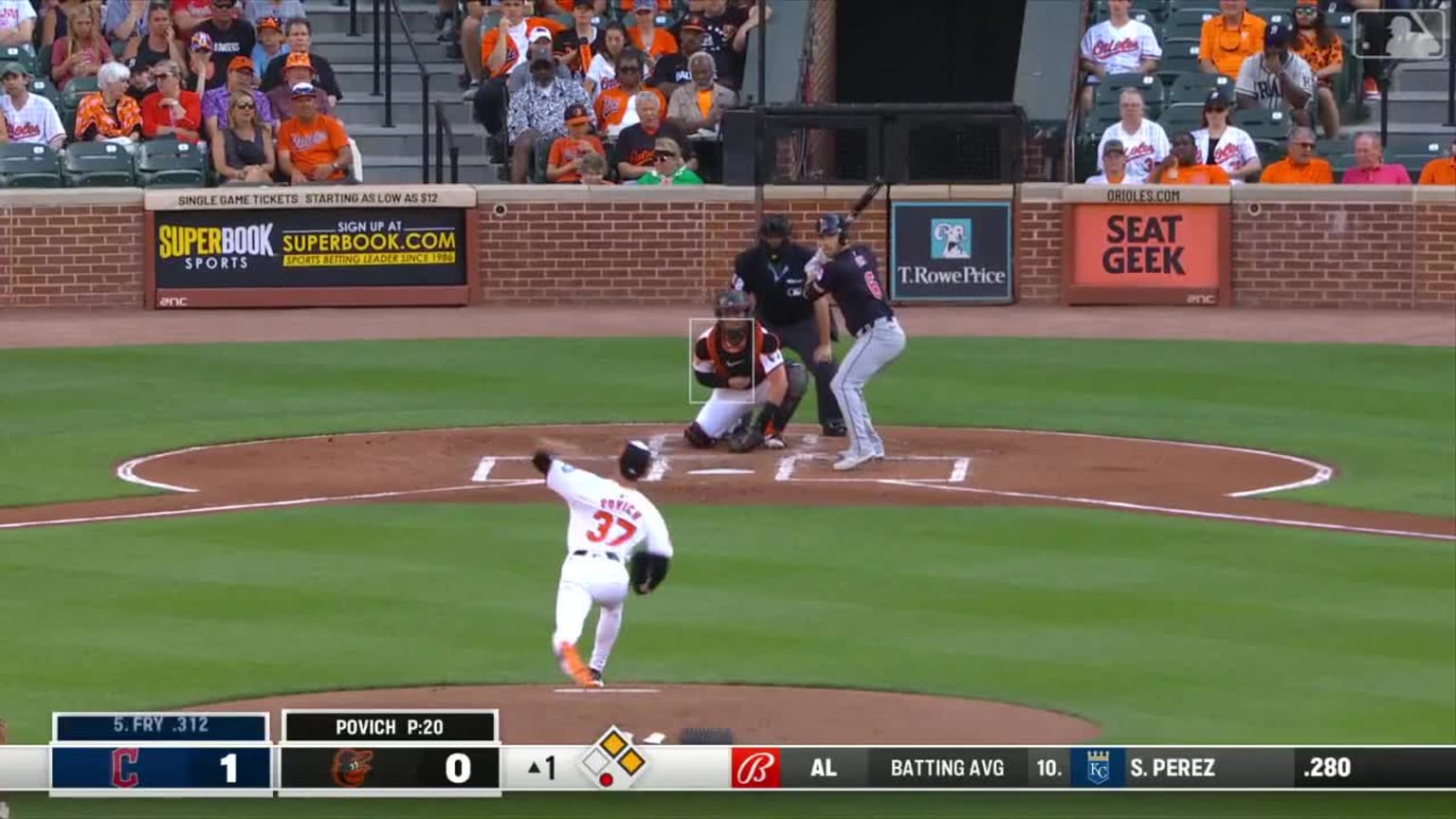 Cade Povich Called Strike to David Fry | 06/24/2024 | MLB.com