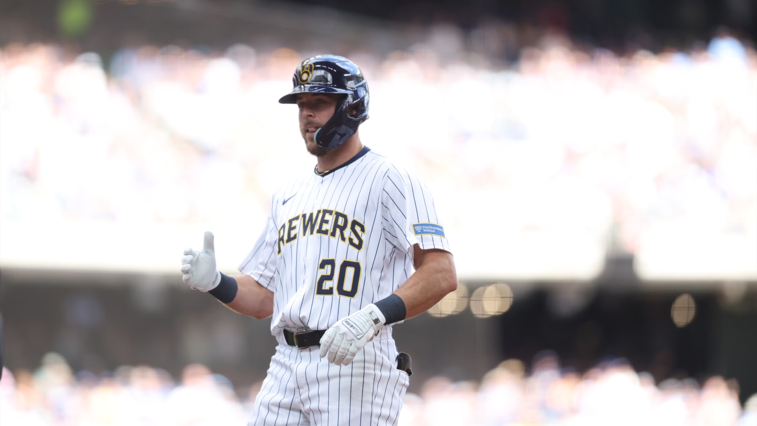 Brandon Lockridge's RBI single | 08/24/2025 | Milwaukee Brewers