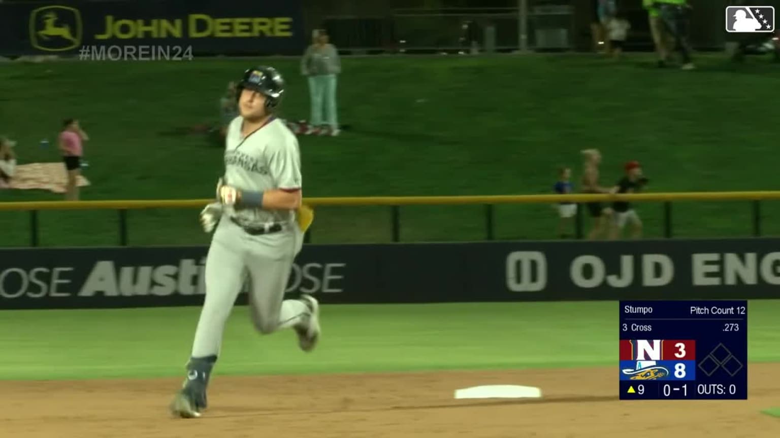 Gavin Cross' solo home run | 08/09/2024 | Kansas City Royals