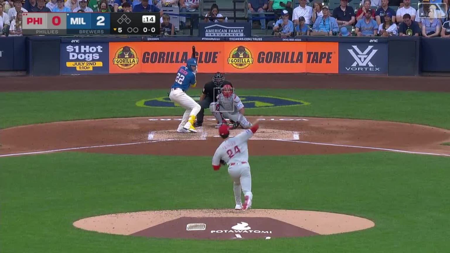 Ball 1 confirmed after ABS challenge | 06/12/2026 | MLB.com