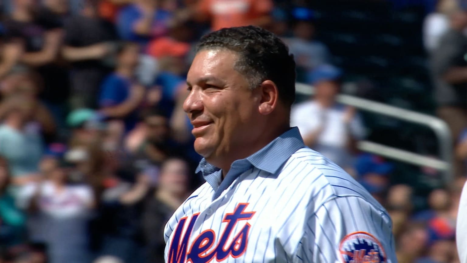 Bartolo Colon throws out first pitch before Mets game | 09/17/2023 ...