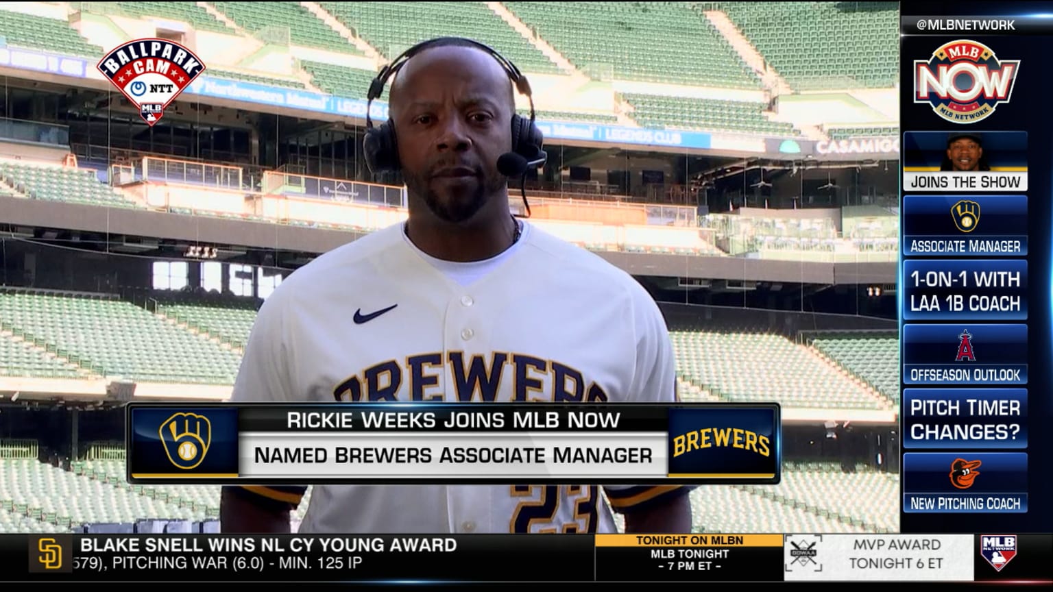 Rickie Weeks on being named Brewers associate manager | 11/16/2023 ...