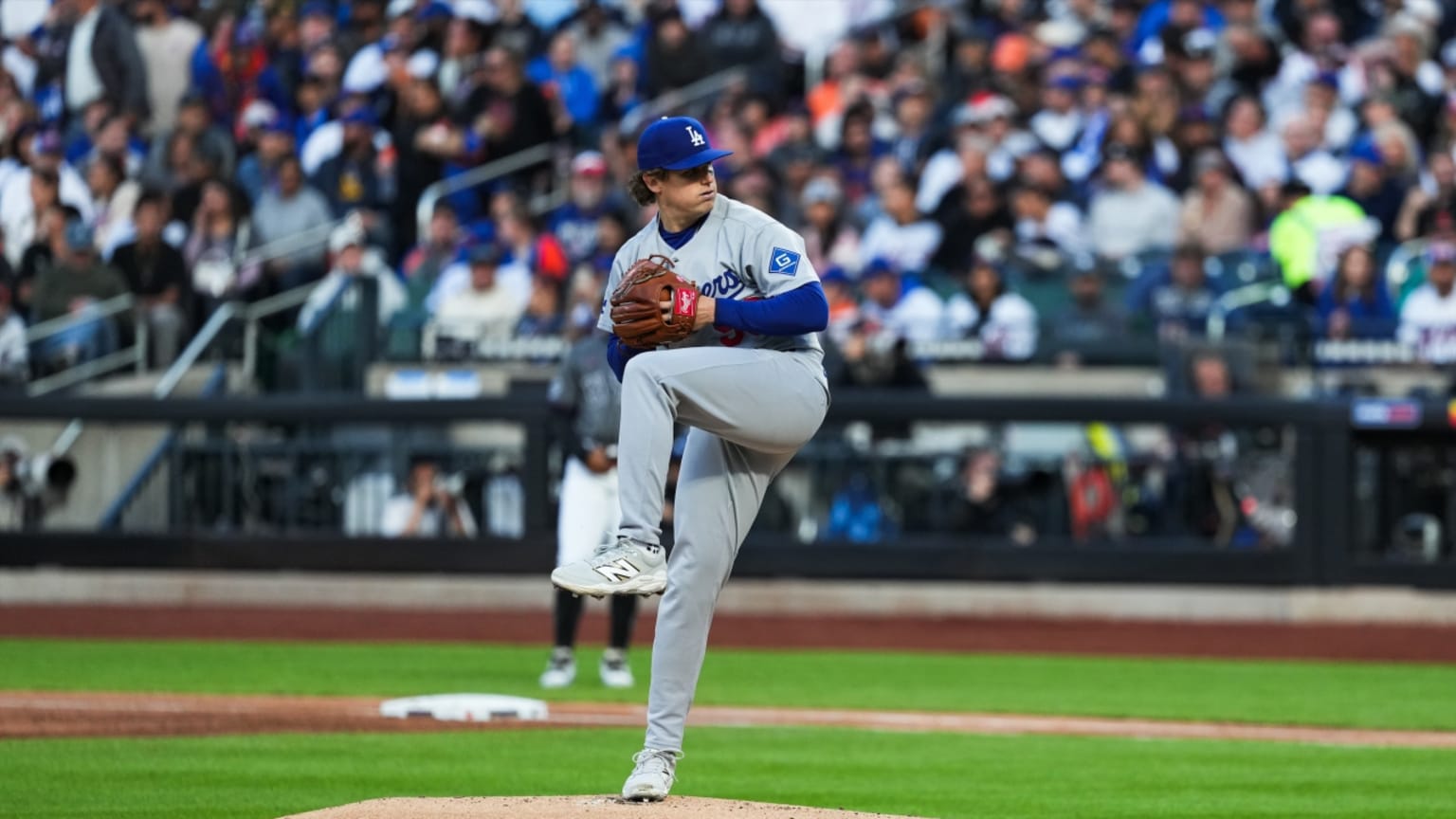 Landon Knack fans Jeff McNeil | 05/25/2025 | Los Angeles Dodgers