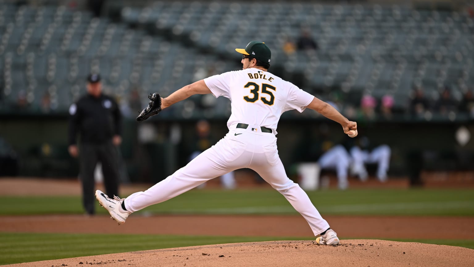 Joe Boyle fans four vs. Pirates | 04/29/2024 | Athletics