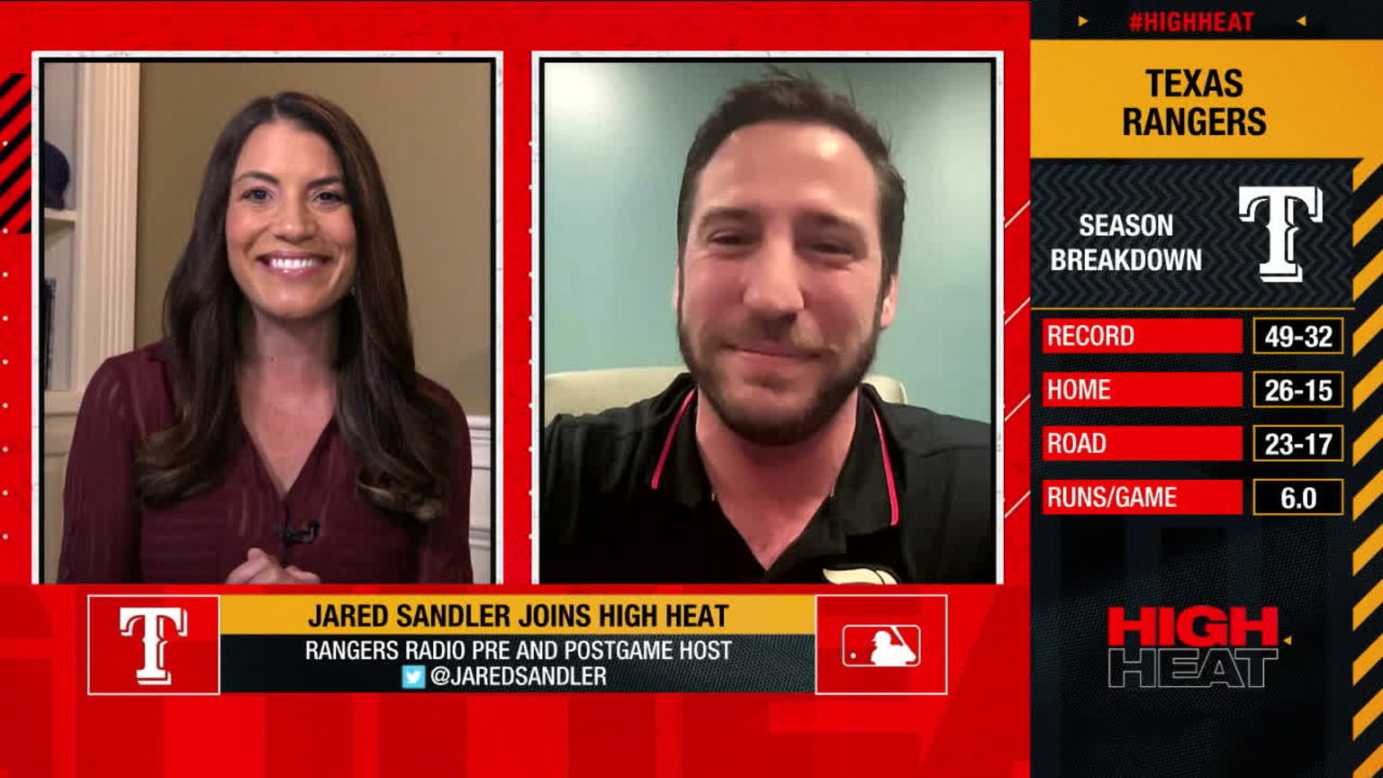Jared Sandler on the Rangers' All-Star selections | 06/30/2023 ...