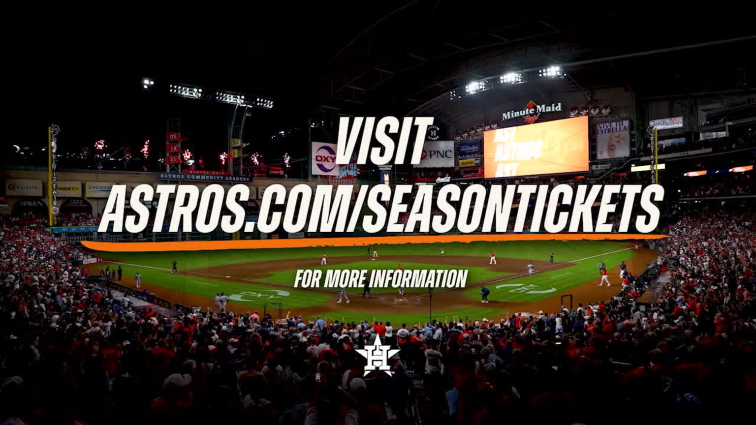 2025 Season Tickets | 09/20/2024 | Houston Astros