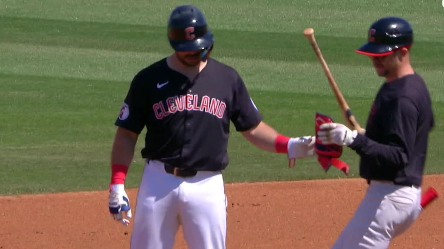 Austin Hedges rips an RBI double | 03/22/2024 | Cleveland Guardians