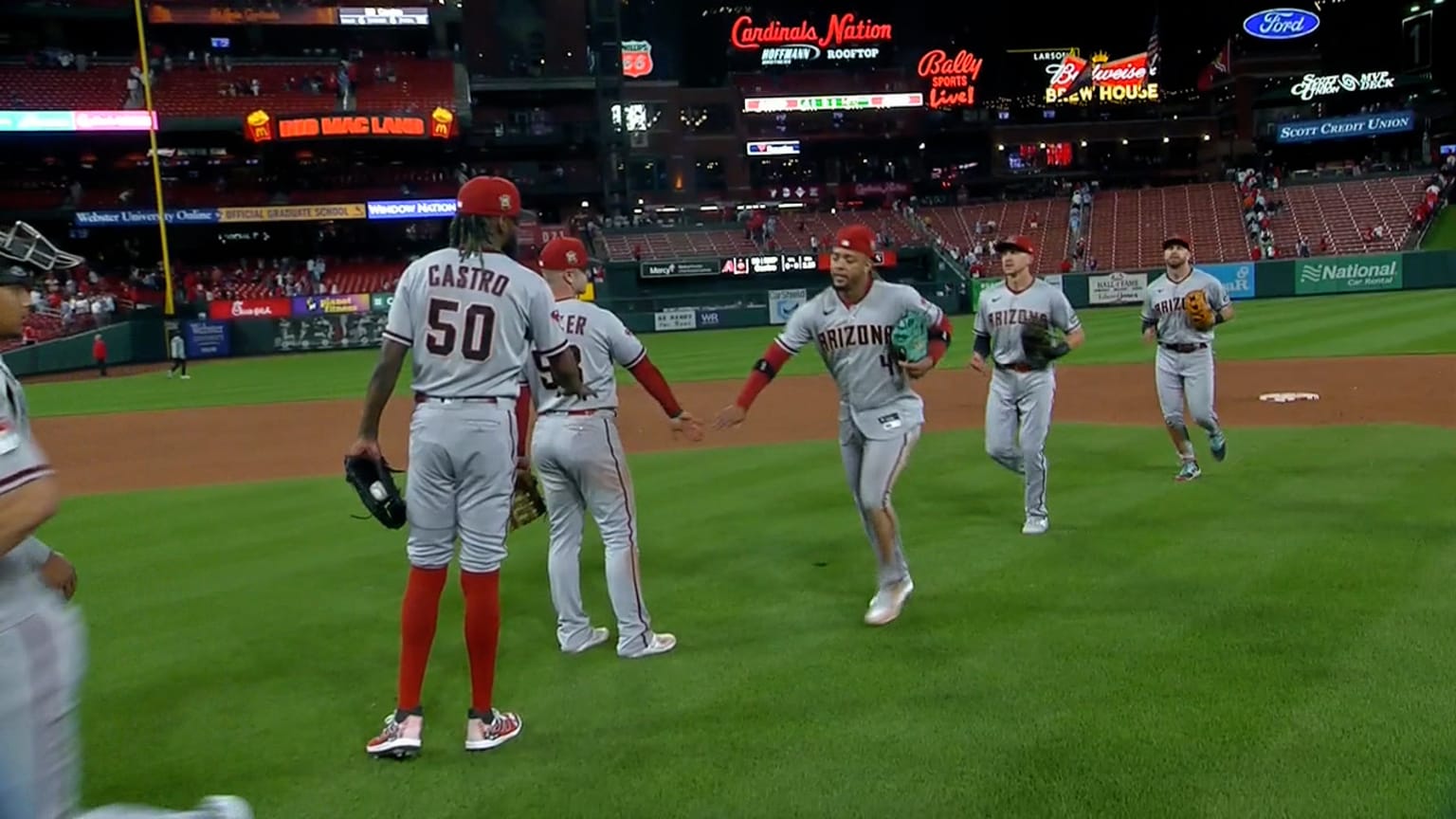 Miguel Castro induces a Dylan Carlson groundout | 04/18/2023 | Arizona ...
