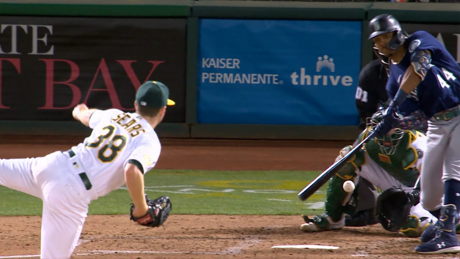 JP Sears strikes out seven over five innings | 09/20/2022 | Athletics