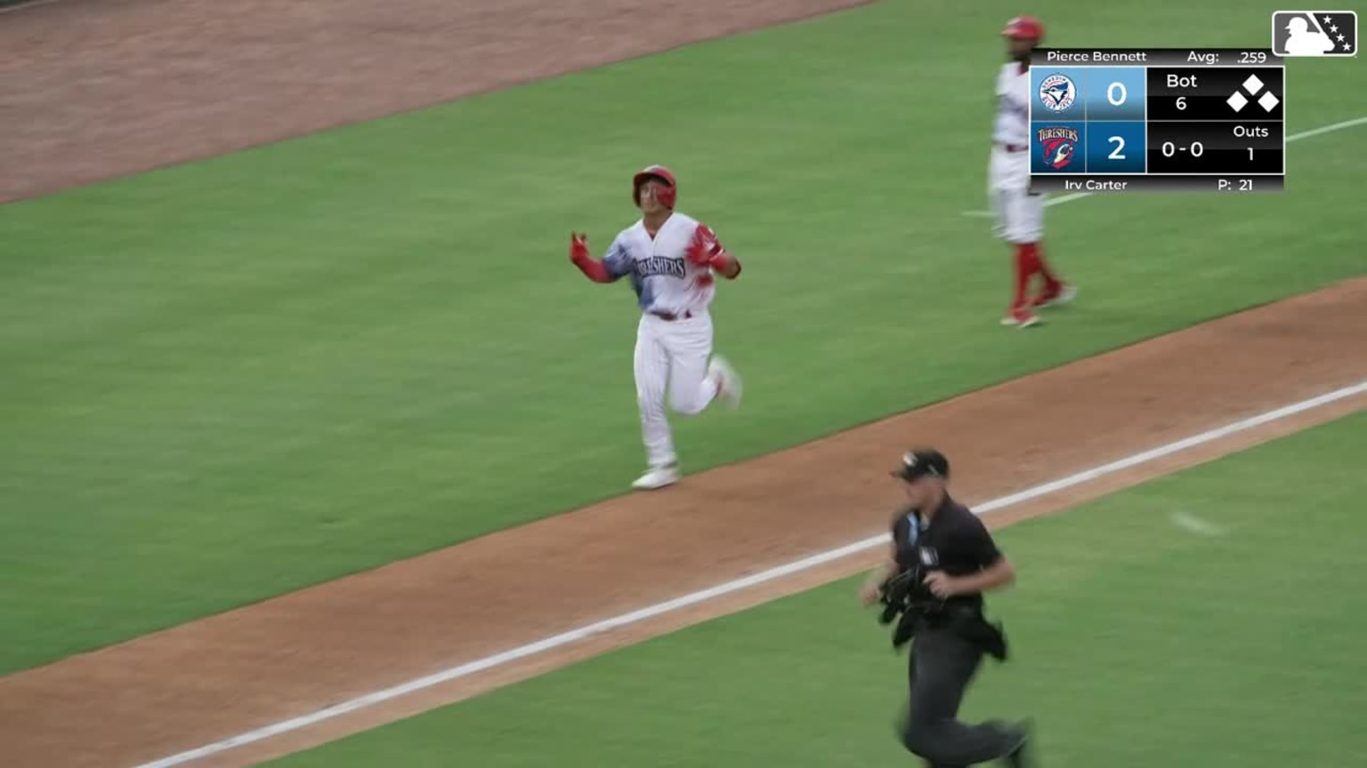 Devin Saltiban's solo home run | 07/04/2024 | Philadelphia Phillies