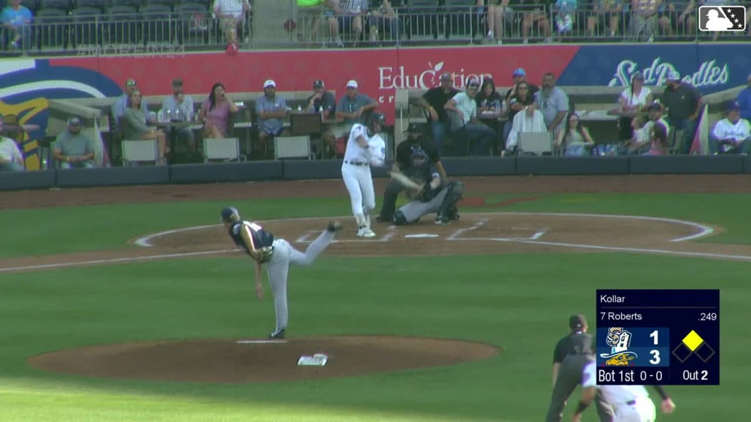 Caleb Roberts' two-run homer | 06/20/2024 | MLB.com