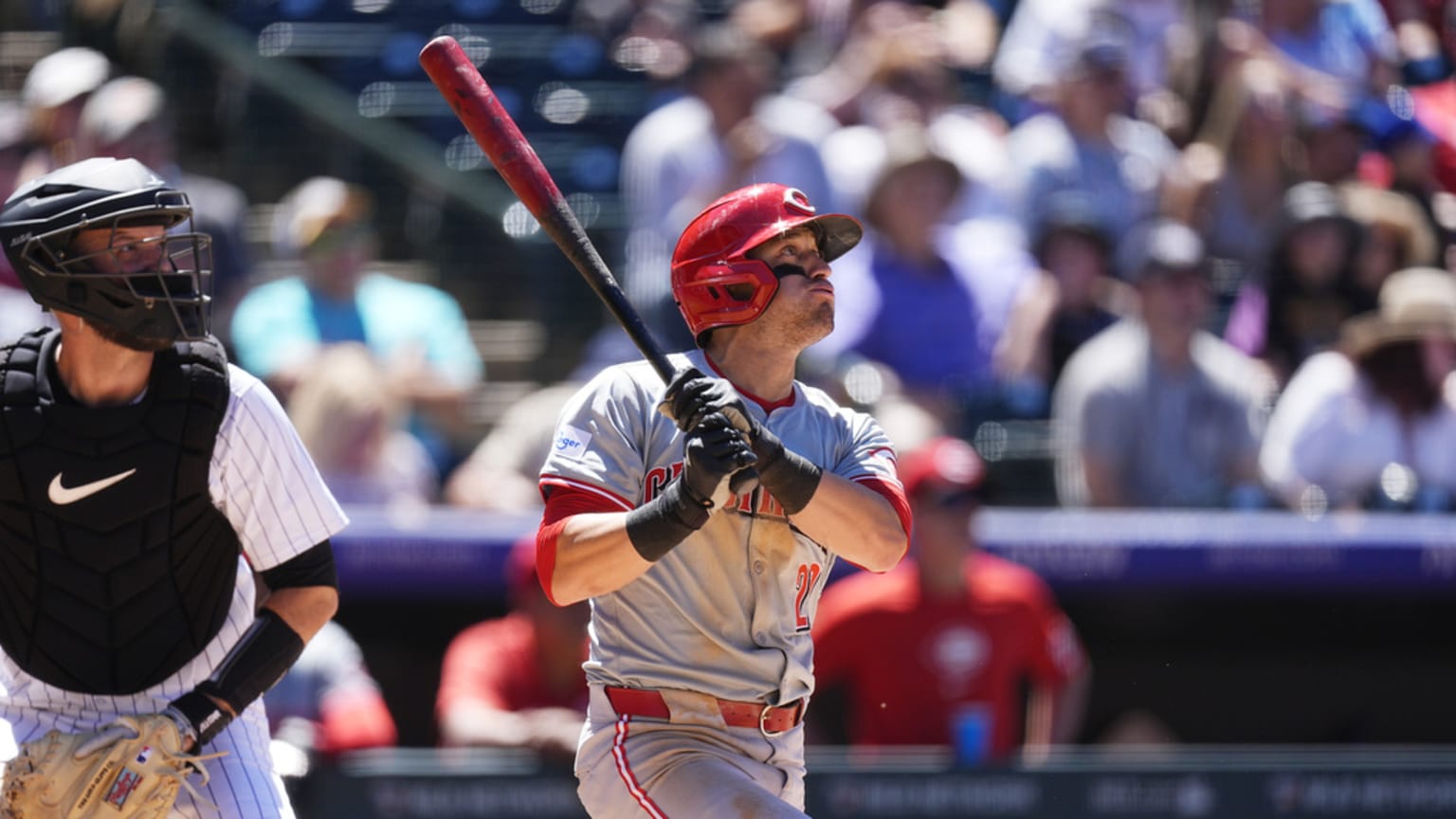 TJ Friedl hits a two-run homer into a trash can (2) | 06/05/2024 ...