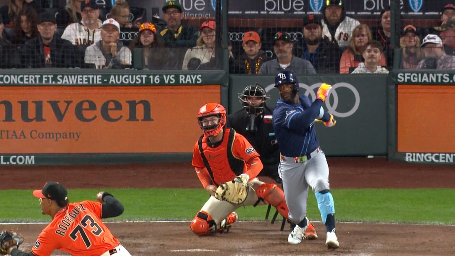 Yandy Díaz's go-ahead RBI single | 08/15/2025 | Tampa Bay Rays