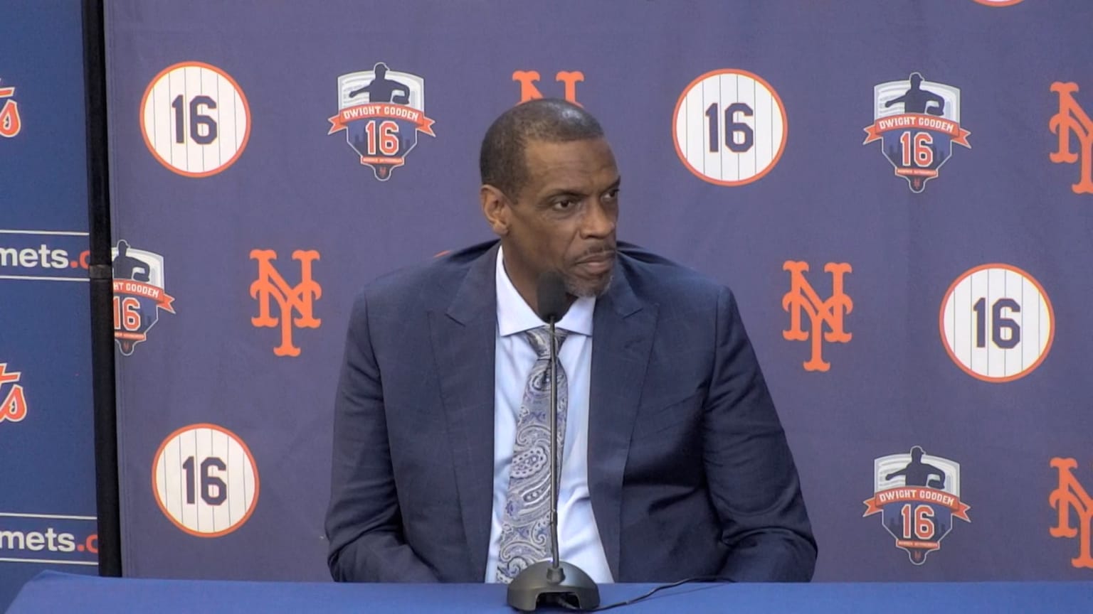 Doc Gooden speaks to the media | 04/14/2024 | New York Mets