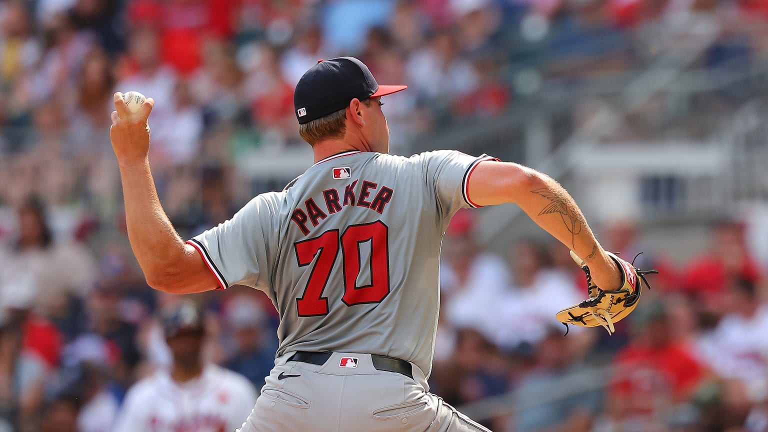 Mitchell Parker whiffs Orlando Arcia for a strikeout | 05/27/2024 ...