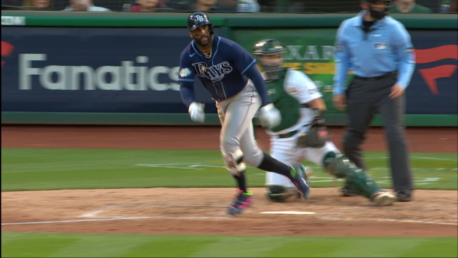 Yandy Díaz ropes an RBI double to left field | 06/14/2023 | Tampa Bay Rays