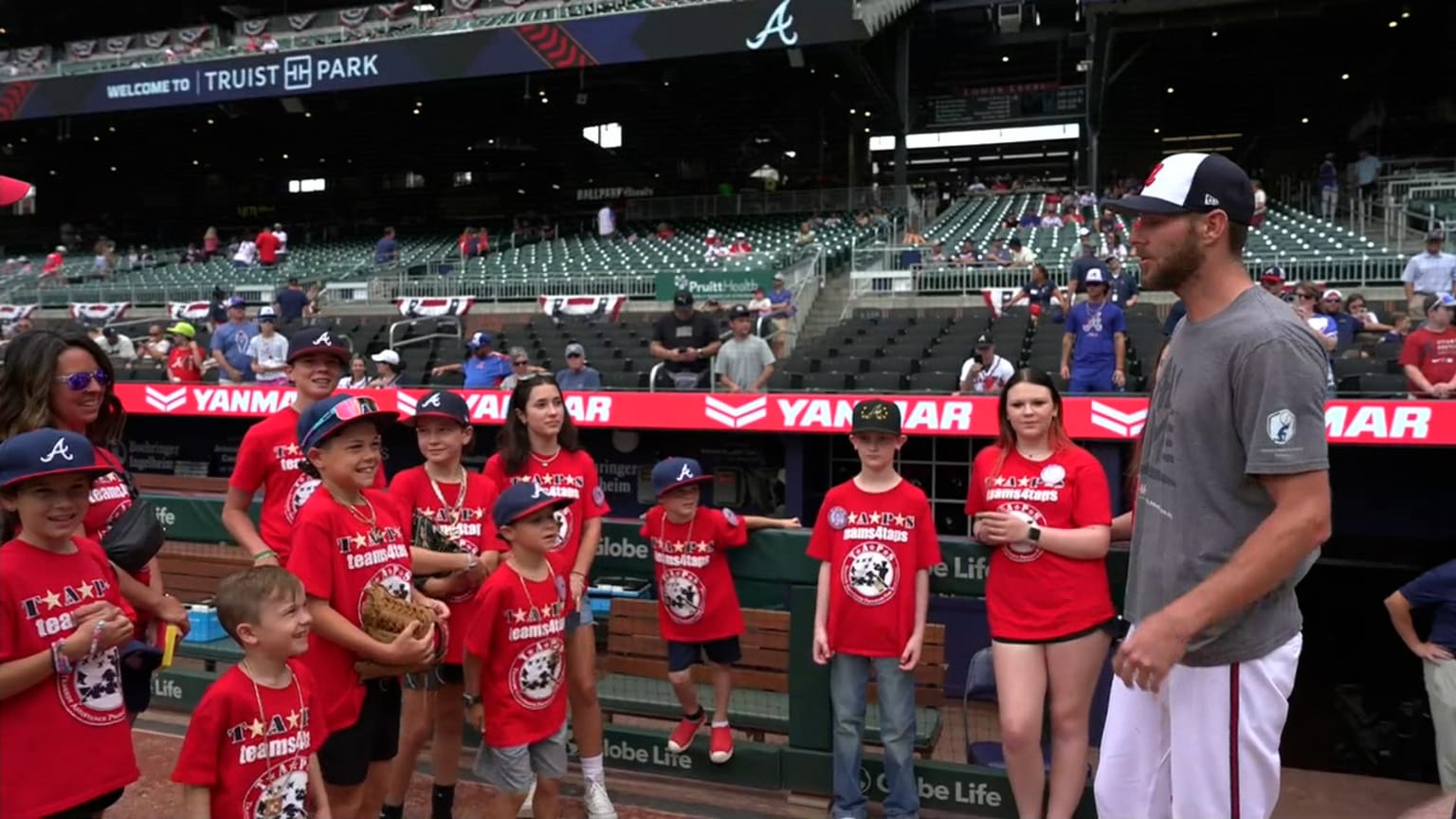 Chris Sale visits with TAPS families | 05/27/2024 | MLB.com